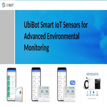 UbiBot - Smart IoT Sensors for Advanced Environmental Monitoring.pptx