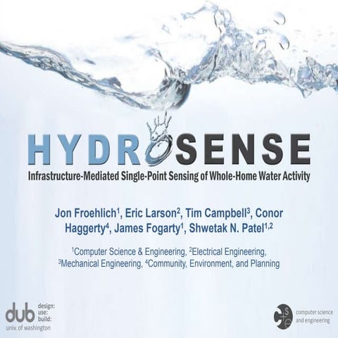 Ubi Comp2009 Hydro Sense Final | PPTX | Home Appliances | Home & Garden
