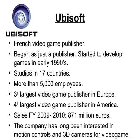 Ubisoft | PPT