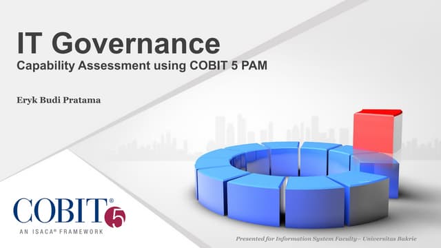 It Governance Capability Assessment Using Cobit 5 Ppt