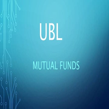Ubl (mutual funds) | PPTX