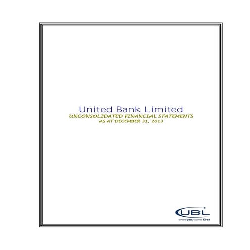 Ubl q4 2013 | PDF