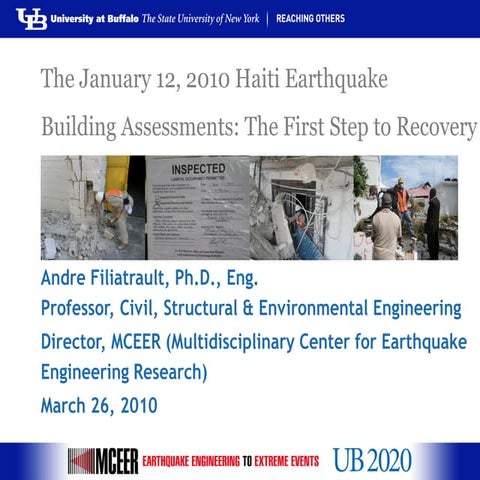 The 1/12/10 Earthquake: | PDF
