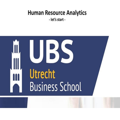 Ubs hr analytics let's start | PPT