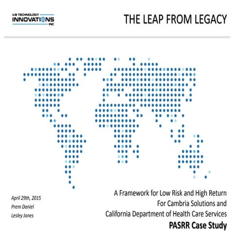 The Leap from Legacy - UBTI | PPT