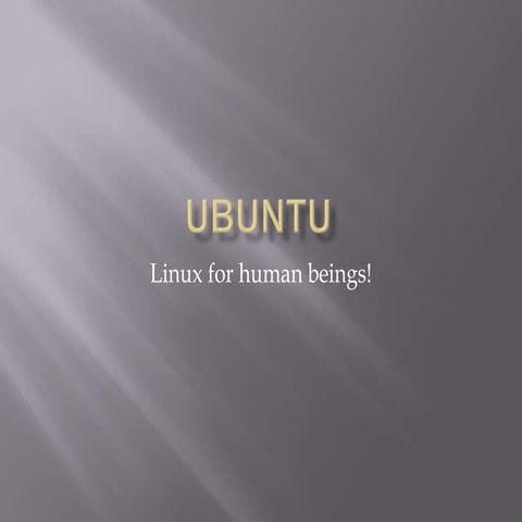 Ubuntu | PPTX
