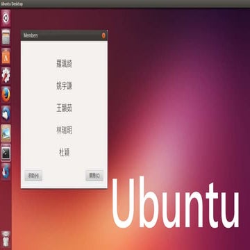 Ubuntu | PPTX | Operating Systems | Computer Software and Applications