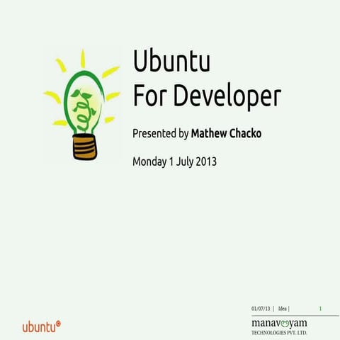 Ubuntu for Developer | PDF