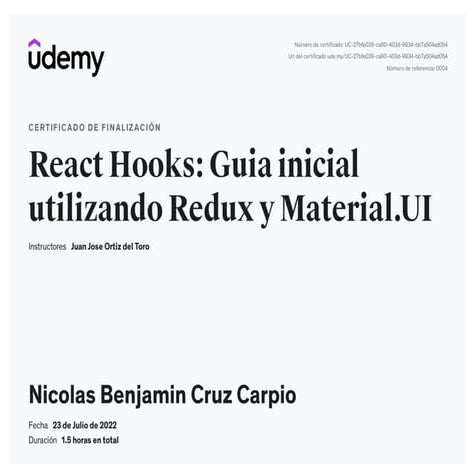 React Hooks usando Redux y Material UI | PPT
