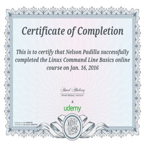 Linux Command Line Basics - UDEMY | PDF