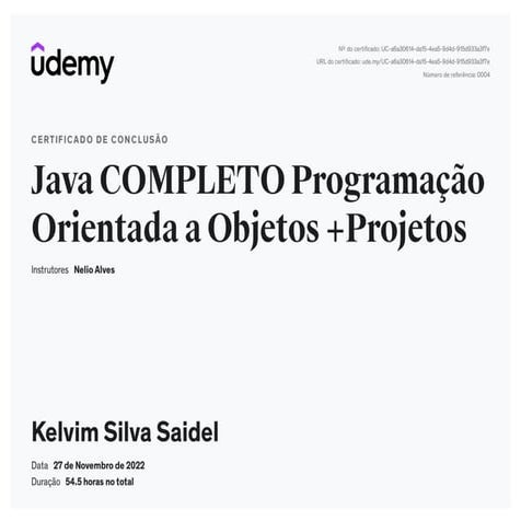 Certificado Java | PPT