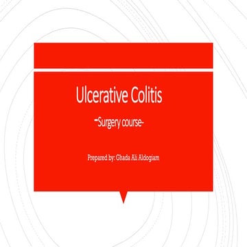Ulcerative colitis | PDF