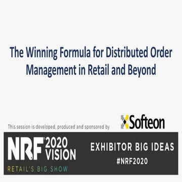 The winning formula for disrupted order management in retail and beyong ...
