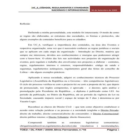 Uc 6 reflexão_códigos | DOC