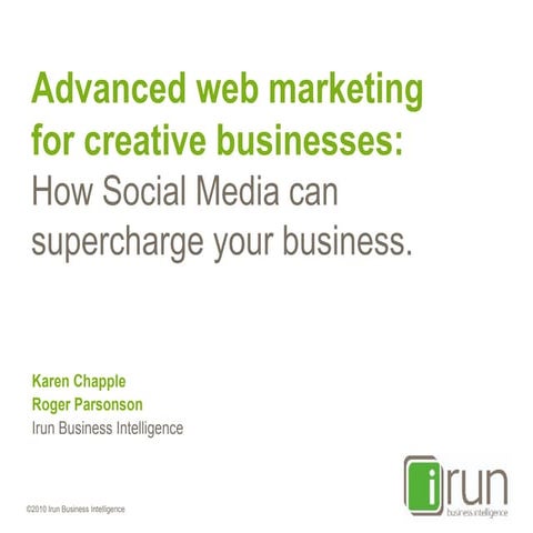 Advanced Web Marketing | PPT | Marketing and Advertising | Business