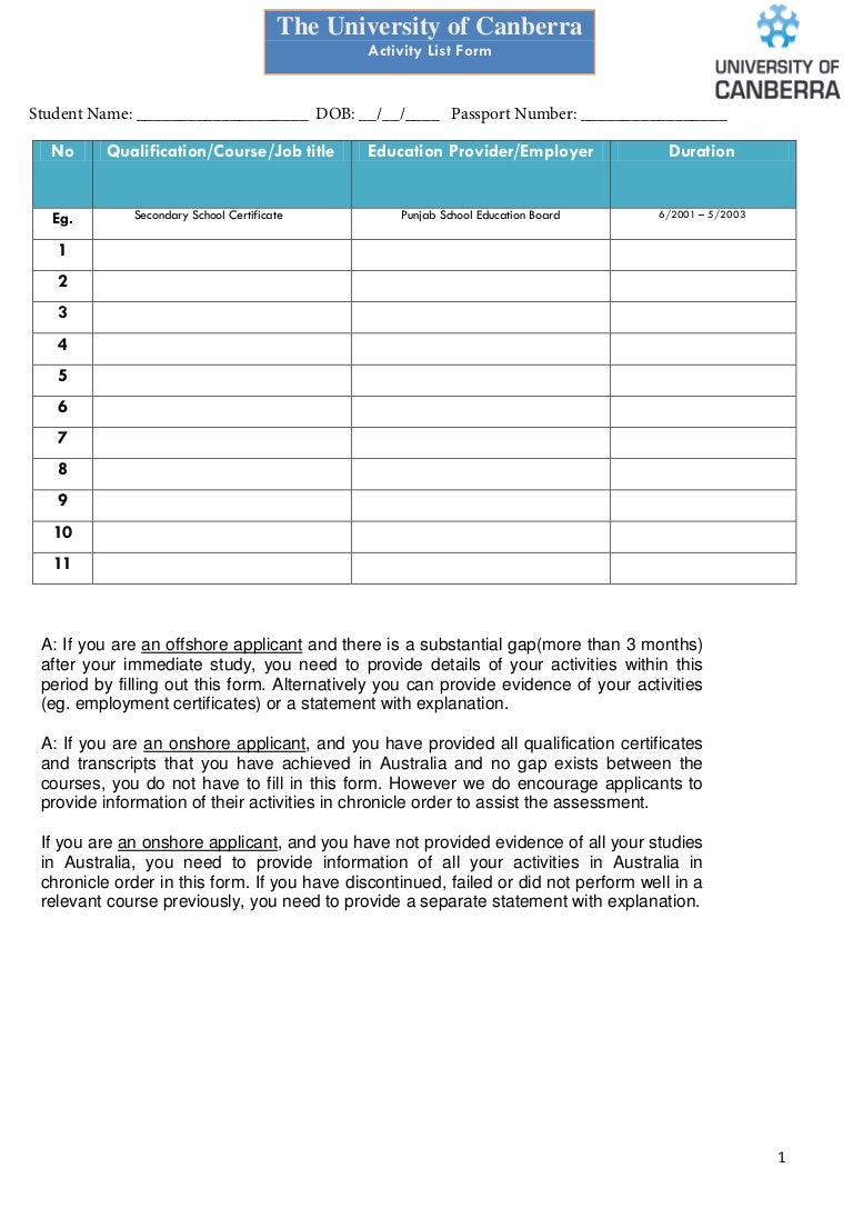 MEGA Uc Activity List MEGA Uc Activity List