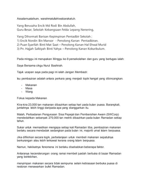 Pelan intervensi bm | DOCX