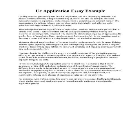Uc Application Essay Example.pdf | South America Travel | Travel Locations