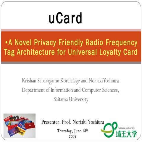 U Card - Digibiz'09 | PPT