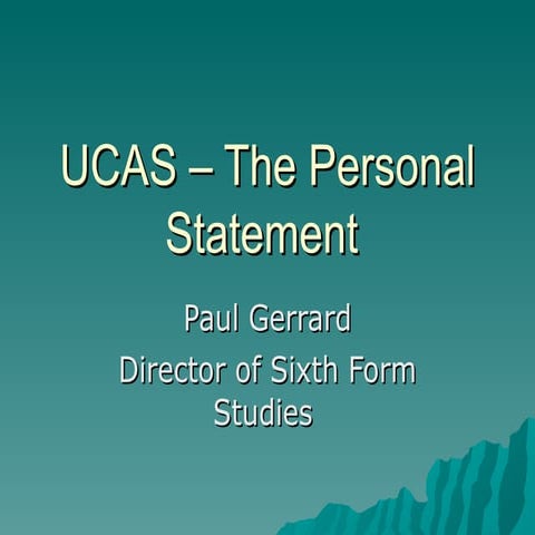 Most Impressive LLM Personal Statement Samples Ever | PPTX
