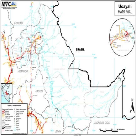 Ucayali mapa vial | PDF