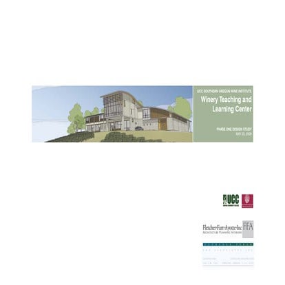 Southern Oregon Wine Institute: Phase One Design Study FFA and Laurence ...