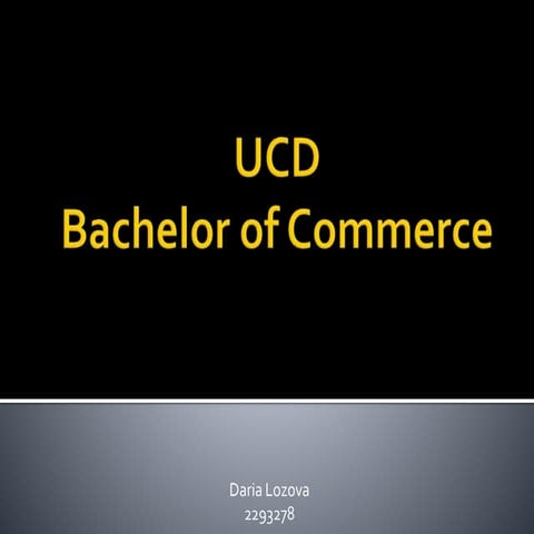 Ucd | PPTX