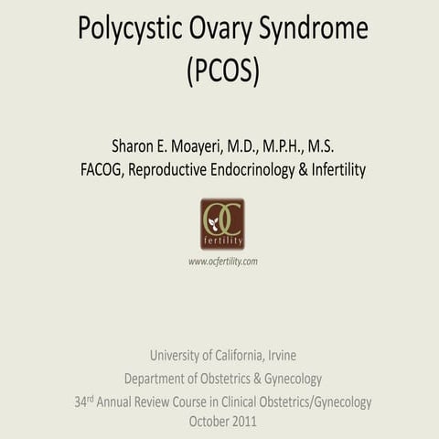 Polycystic Ovary Syndrome (PCOS) | PDF