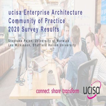 Ucisa ea cop survey 2020 | PPT