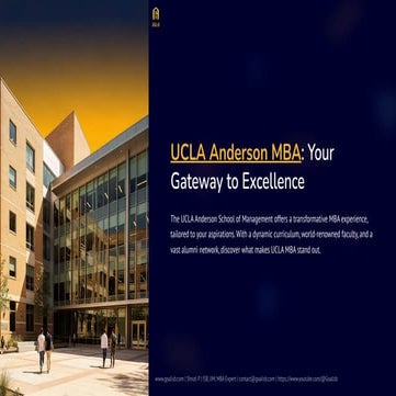 UCLA-Anderson-MBA-Your-Gateway-to-Excellence | PDF