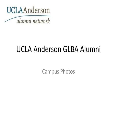 UCLA Campus Photos & UCLA Anderson Photos | PPTX