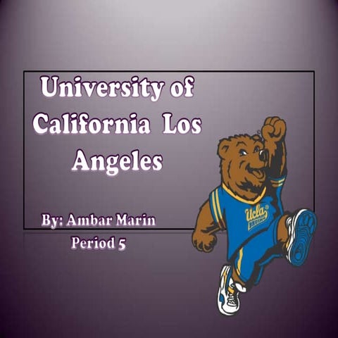 Ucla Powerpoint | PPTX