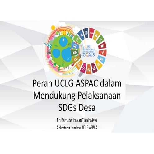 Uclg aspac melokalkan sd gs tpb tv desa 06 oct 2020 | PAPARAN KADES IWAN | PPT
