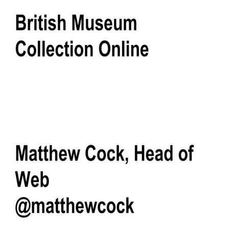 British Museum Collection Online | PPT