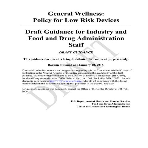 General Wellness Devices & Wearables: Regulatory Options you Need to ...