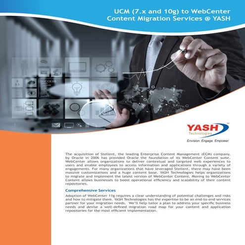 YASH Microsoft SharePoint Migration and Upgrade Services | PDF