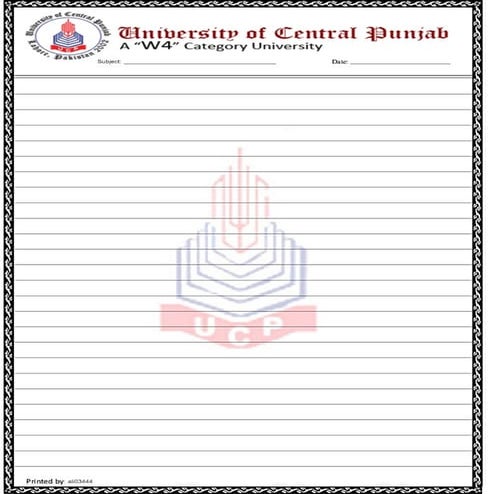 Ucp Assignment Paper | PDF