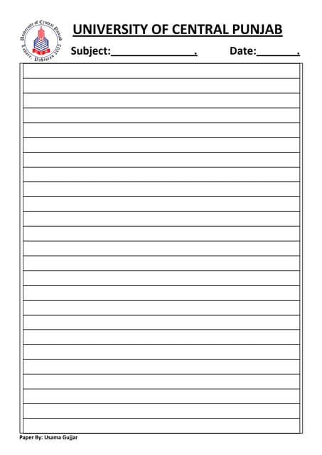 Ucp assignment paper-1 (ateeq) (1) | PDF