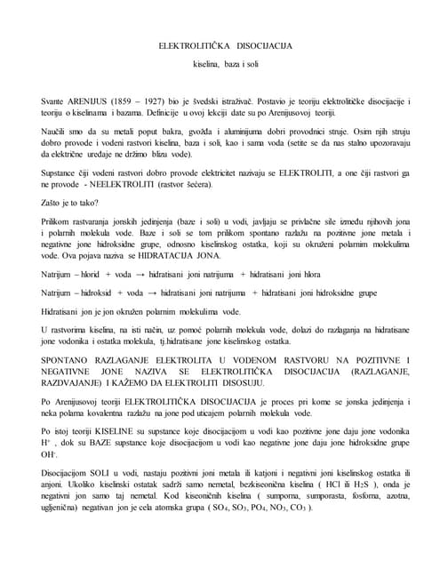 Soli. Formule i nazivi soli | PPT