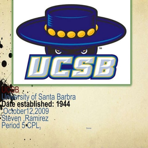 Ucsb! | PPT