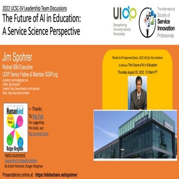 UCSC-SV 20220825 v1.pptx | Information Services Industry | Industries