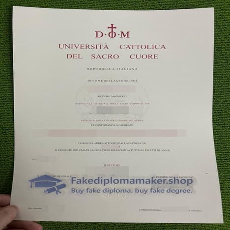 UCSC diploma, Università Cattolica del Sacro Cuore degree | PDF