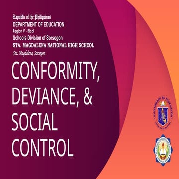 UCSP - Conformity, Deviance, and Social Control.pptx