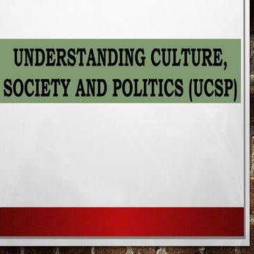 ucsp in general | PPTX