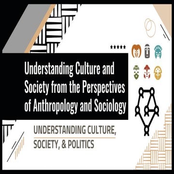 UCSP - Understanding Culture and Society from the Perspectives of ...