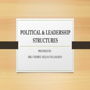 UCSP Lesson2 4th Quarter POLITICAL & LEADERSHIP STRUCTURES.pptx