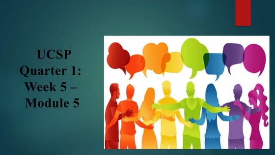 Understanding culture society and politics Module 5.pptx | Parenting ...