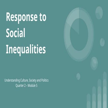 Understanding Culture, Society and Politics Quarter 2 – Module 5 | PPTX