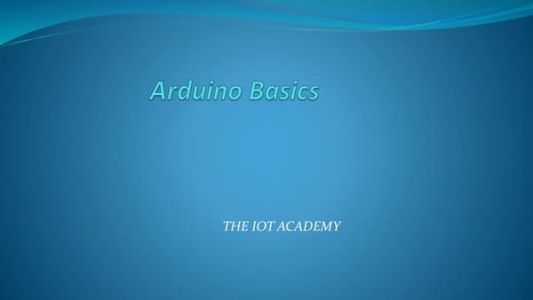 Introduction Of Arduino And Node Mcu Ppt 5060