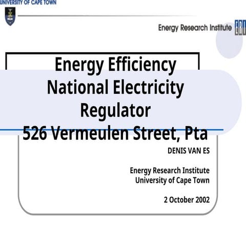 UCT Presentation on Audit October 02.ppt